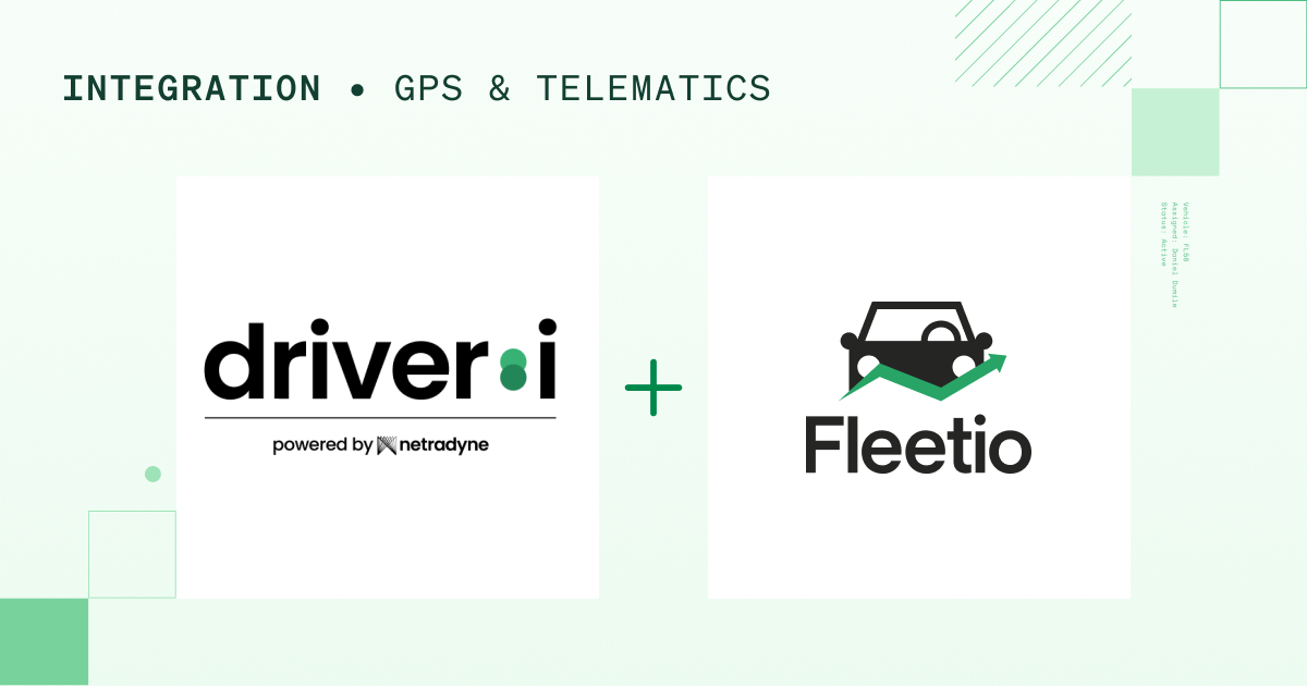 Driver•i by Netradyne GPS & Telematics Integration - Fleetio