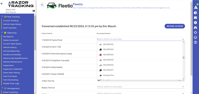 Razor Tracking, Inc. GPS & Telematics Integration - Fleetio