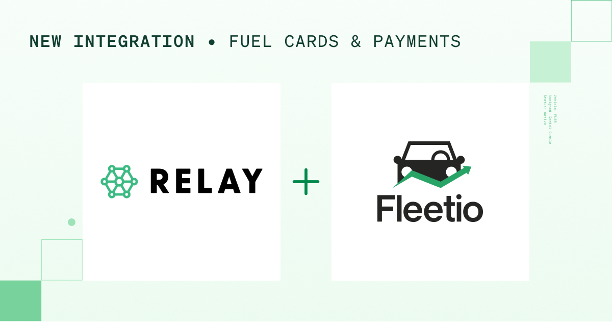 Relay Payments Fuel Card Integration - Fleetio