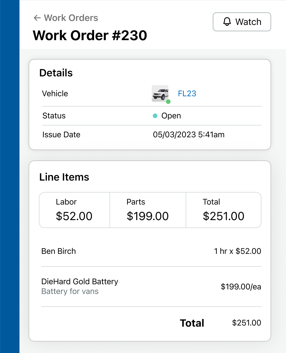 Work Order Software for Streamlined Fleet Maintenance - Fleetio