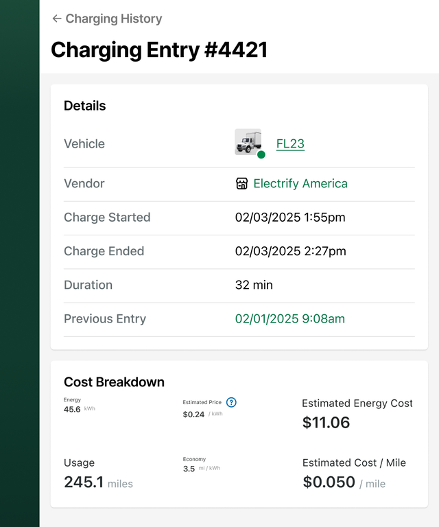EV Charge Tracking for Accurate Cost Reporting - Fleetio
