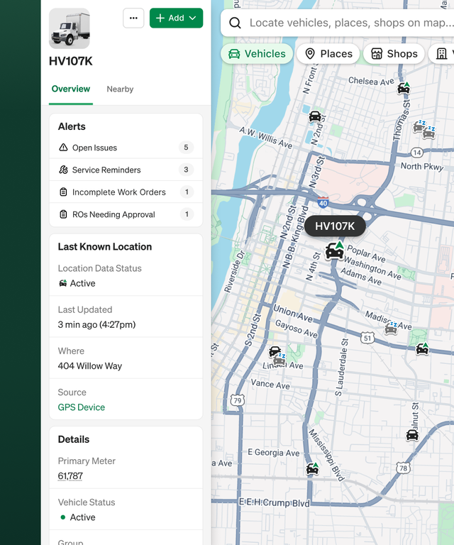 Fleet Map: Asset Tracking Built for Maintenance Teams | Fleetio