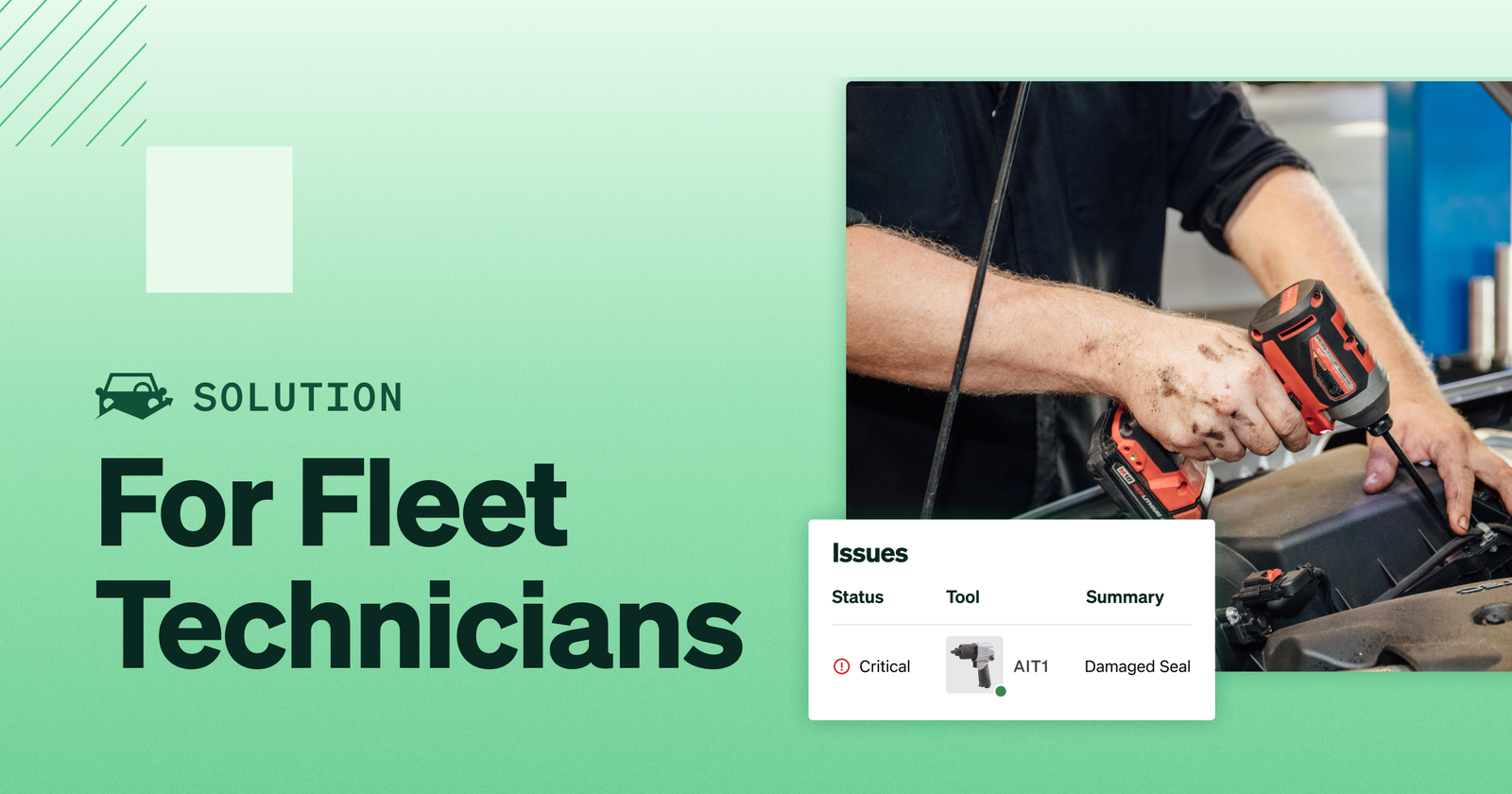 Fleet Maintenance Software for Technicians